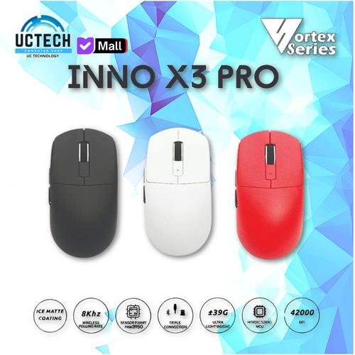 Promo Vortex INNO X3 PRO VortexSeries INNO X3 PRO Ultra Lightweight Wireless Gaming Mouse 1Y ...