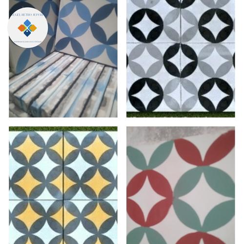 Jual Tegel / Tekel Motif Kawung Mini 20x20cm Ubin Lantai Klasik ...