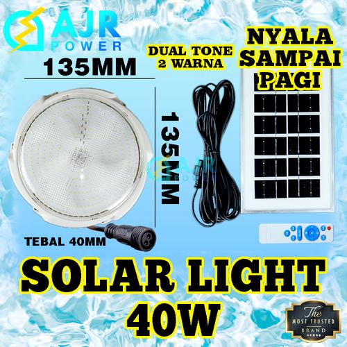 Promo Lampu LED Solar Cell Panel Plafon INDOOR Dual Tone PUTIH KUNING ...
