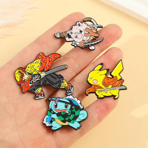 Jual Pokemon Anime Custom Pin Bros Kimetsu no Yaiba / Demon Slayer ...