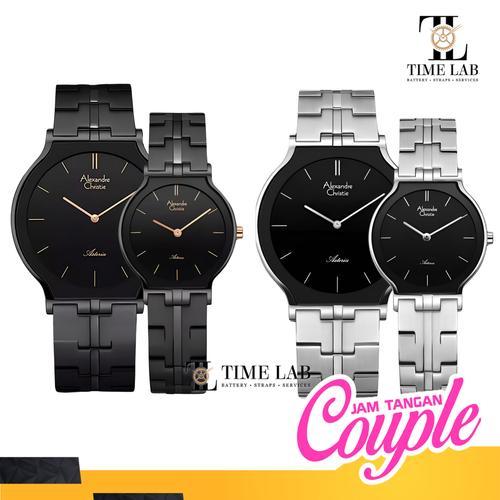 Jual JAM TANGAN COUPLE WANITA & PRIA ALEXANDRE CHRISTIE AC8410 / AC 8410 ORIGINAL BERGARANSI ...