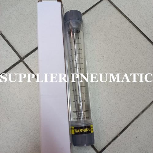Jual Rotameter / Flowmeter For Water Vertical PVC 1,8 ~ 18 LPM Drat 1/2 ...