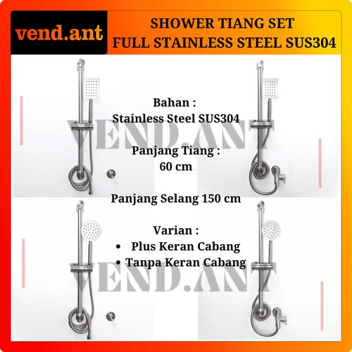 Promo Paket Shower Tiang Hand Shower Set Kamar Mandi Lengkap Keran ...