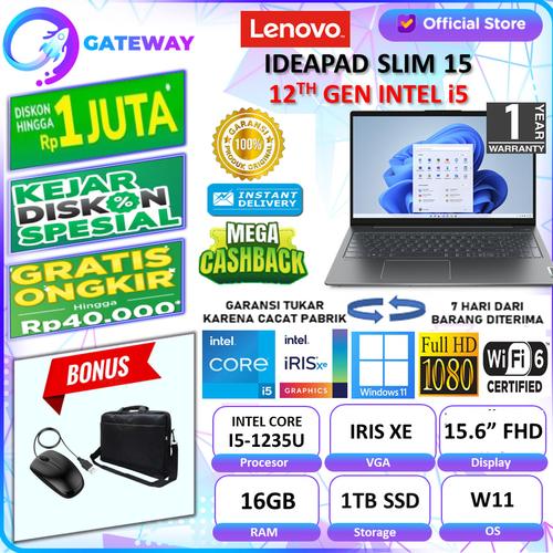 Promo Laptop Lenovo Ideapad Slim 3 15 Touch Core I5 120U 16GB 1TB W11 ...