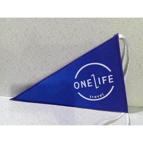 Jual Bendera Travel Custom/Bendera Segitiga Custom/Bendera Tour Custom ...