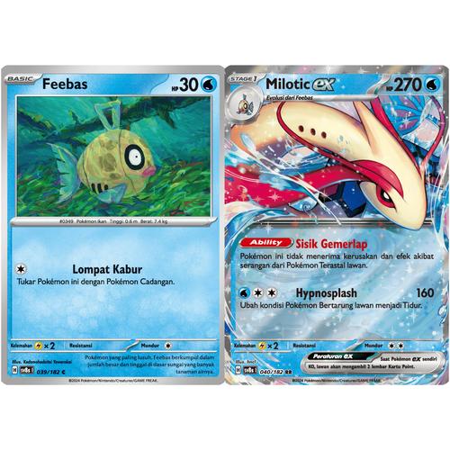 Jual Pokemon TCG Indonesia - Feebas, Milotic EX sv8s - Feebas - Kab ...