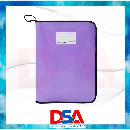 Jual ZIPPER BAG PASTEL UKURAN F4 ZIPPER BAG DOKUMEN FILE - Putih - Kota ...