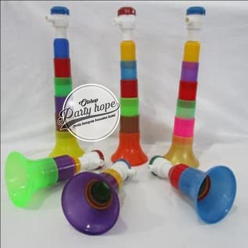Jual terompet pelangi / terompet tahun baru / terompet plastik murah ...