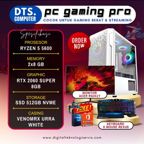 Jual Pc Gaming Fullset | Ryzen 5 5600 | RTX 2060 Super | 16GB | 512GB ...