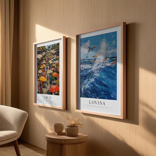 Jual Minimalist Wall Decor with Bali Scenic Tourist Panorama - 142G ...