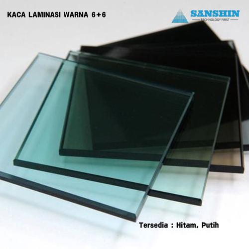 Jual KACA LAMINASI WARNA 6+6MM GEMA BISA TEMPERED, BISA ASAHI - Kab ...