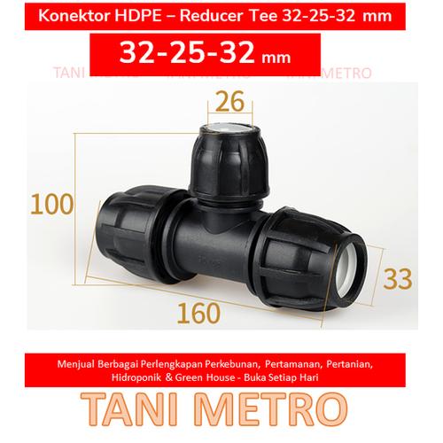 Promo Connector Fitting Selang Pipa HDPE Coupling Lurus Elbow Tee ...