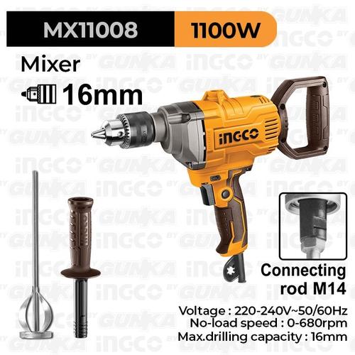Jual Mesin Bor Pesawat 16mm Mixer Multifungsi INGCO MX11008 Electric ...