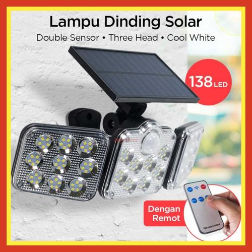 Promo Lampu Tenaga Surya Taman Solar Cell Panel Terpisah LED Bohlam ...