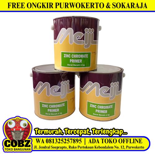 Jual 5 KG / MEIJI Cat Dasar Meni Besi Anti Karat Zinc Chromate Primer ...