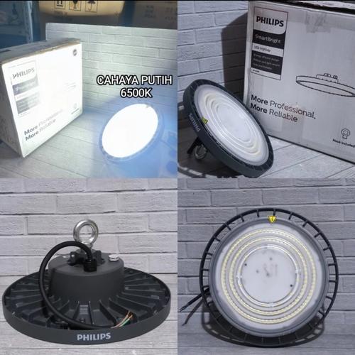 Jual PHILIPS BY229P LAMPU SOROT LED HIGH BAY UFO 100W 100 WATT PUTIH ...