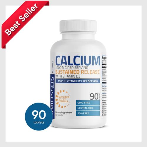 Jual Bronson Calcium 1200 MG Per Serving Sustained Release with Vitamin ...
