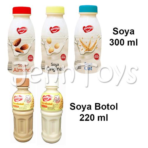 Jual Naraya Soya Botol 220ml soya creamy 300ml Minuman Susu Kacang ...