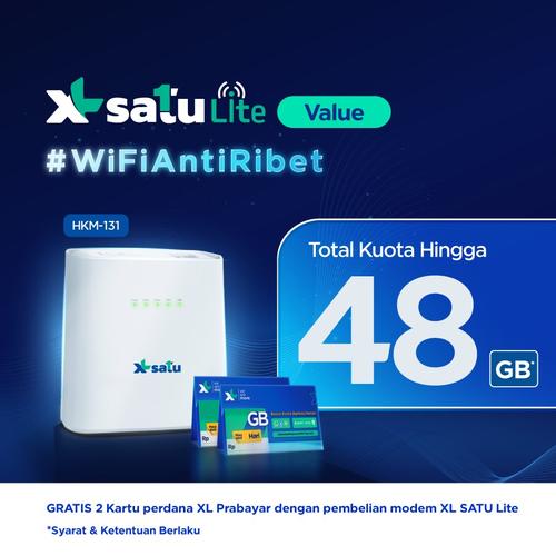 Promo (SALE) XL SATU Lite - Total Kuota Hingga 104 GB (Internet Rumah ...