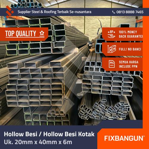 Jual Hollow Besi 40 x 60 - Hollow Besi Kotak - Hollow Besi Hitam ...