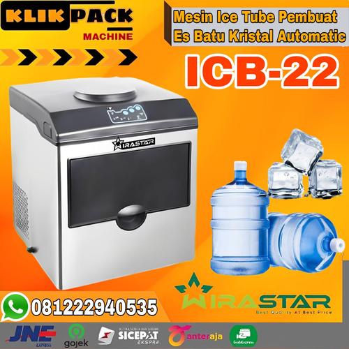 Jual Mesin Ice Tube Pembuat Es Batu Kristal Panjang Galon Automatic ICB-22 WIRASTAR - Jakarta ...