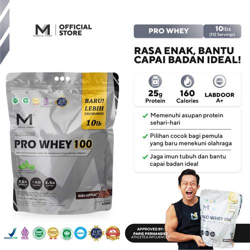 Promo MUSCLE FIRST Pro Whey 100 10lbs/4535gr - Whey Protein Suplemen ...