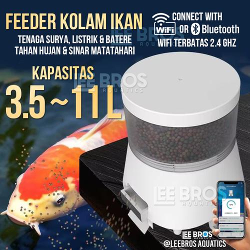 Promo Fish Feeder Automatic / Feeder Ikan Otomatis / Auto Feeder Koi ...