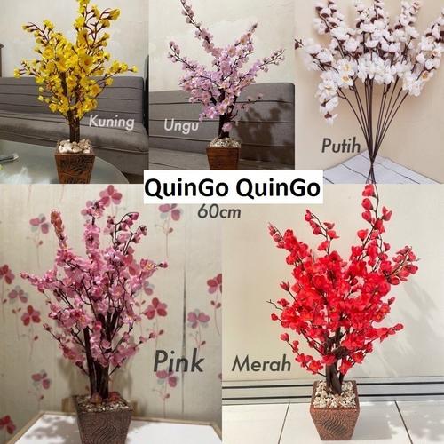 Jual Bunga Imlek Sincia Pohon Meihua Mehwa Sakura Konyien Hiasan ...