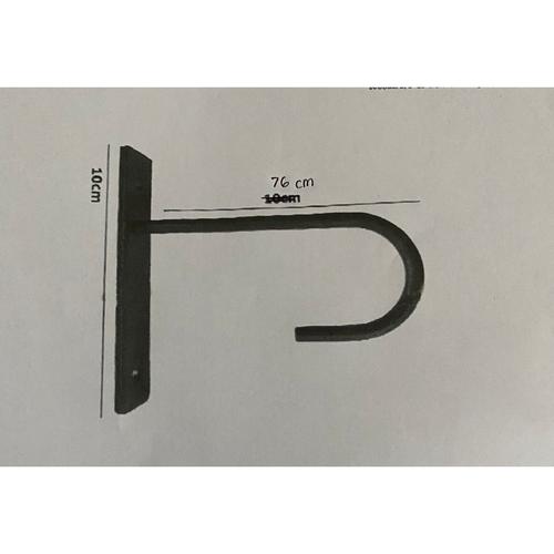 Jual Custom Besi Pengait Gantung Ceiling J-Shaped Panjang 76 cm - Kab ...