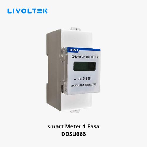 Jual Chint DDSU666 - Smart Meter 1 Fasa Single Phase Din Rail M-BUS - Kab. Karawang - livoltek ...