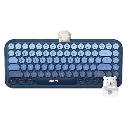 Promo MOFii Keyboard Wireless Bluetooth + 2.4G Cute baterai gratis ANNI ...