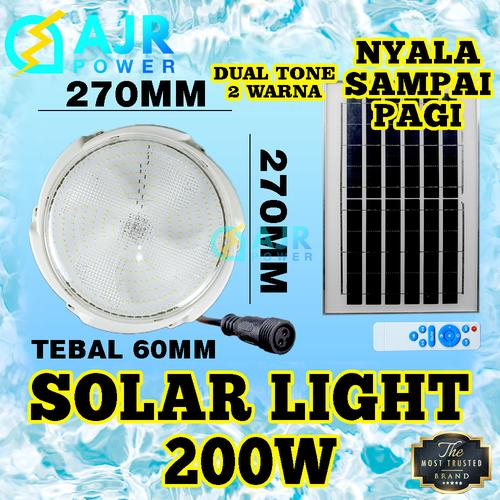 Promo Lampu LED Solar Cell Panel Plafon INDOOR Dual Tone PUTIH KUNING ...