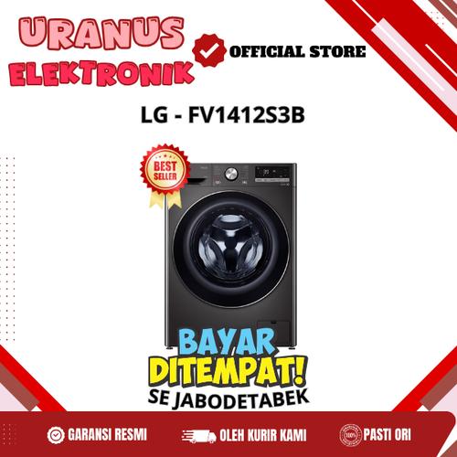 Jual LG FV1412S3B Mesin Cuci Front Loading 12 Kg Inverter AI DD 1400RPM ...