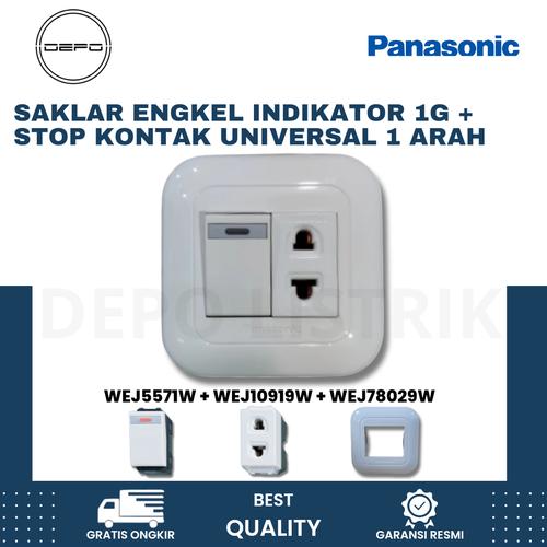 Promo Panasonic Saklar Engkel Tunggal Indikator Lampu 1 Arah + Stop ...