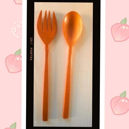 Jual Sendok dan Garpu Terbuat Asli dari Sawo kayu Food Grade - Kota ...