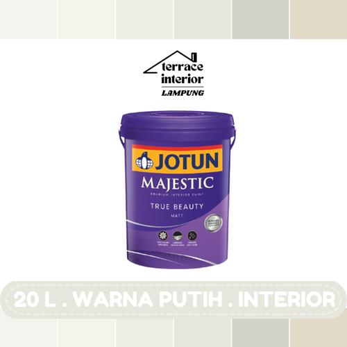 Promo Cat Tembok Majestic Matt Interior Jotun Warna Putih 20 L - White ...