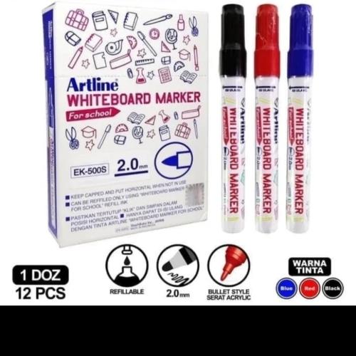 Jual spidol whiteboard artline 1 pack - Hitam - Jakarta Selatan ...