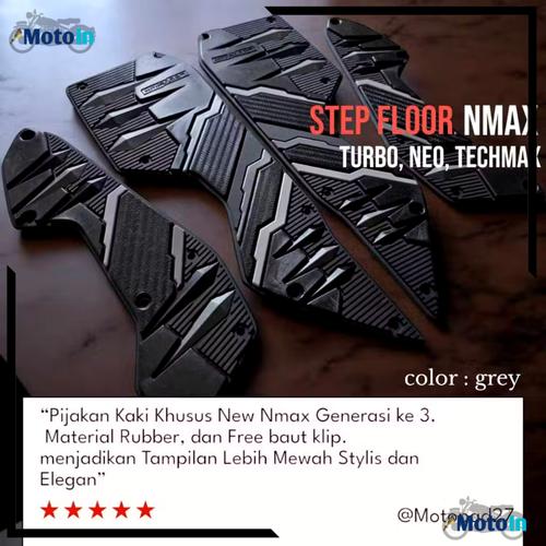 Jual Karpet Pijakan Kaki Nmax Turbo Neo s Techmax Karpet Nmax neo nmax ...