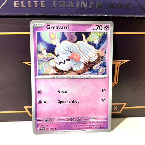 Jual Greavard - 099/197 Pokemon English TCG Obsidian Flames - Jakarta ...