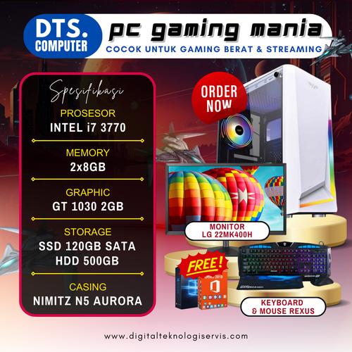 Jual Pc Gaming Fullset | Intel i5 3470 | GTX 750Ti 4GB | SSD | 500GB HDD | - PC ONLY - Kab ...