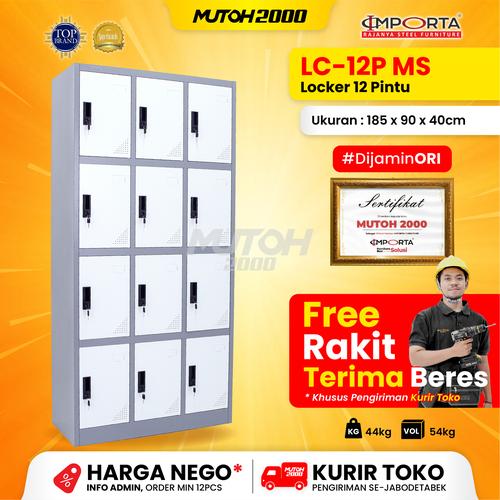 Promo IMPORTA LC-12P BT MS Loker besi 12 Pintu Locker 12 Pintu Full ...