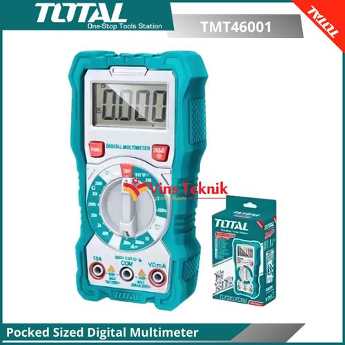 Jual TOTAL TMT46001 DIGITAL MULTIMETER MULTI TESTER Pocked Sized ...