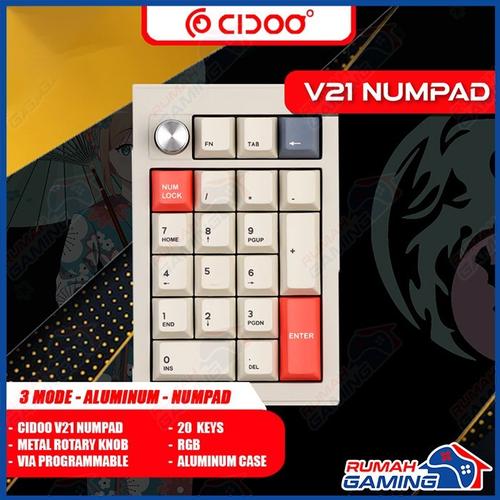 Jual MECHANICAL KEYBOARD - NUMPAD - CIDOO V21 PRO - 20 KEYS - SOUTH - ALU - Jakarta Barat ...