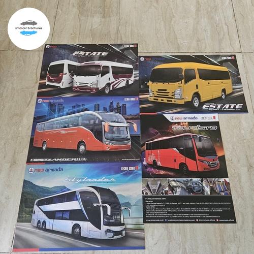 Jual brosur katalog karoseri bus new armada series flyer - Kota ...