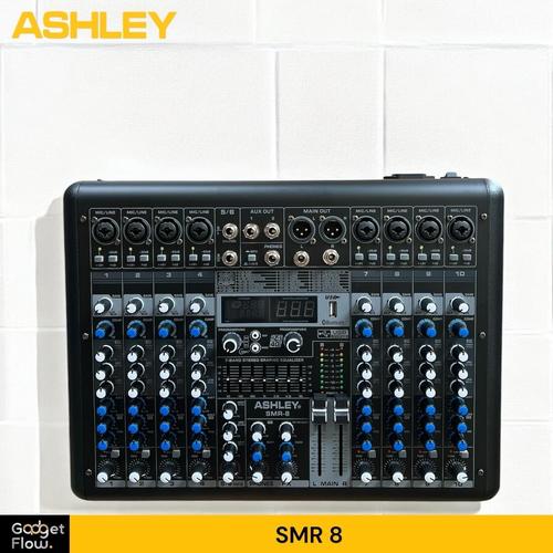 Jual Mixer Audio Ashley SMR 8 Compressor 8 Channel 320Dsp BT Soundcard ...