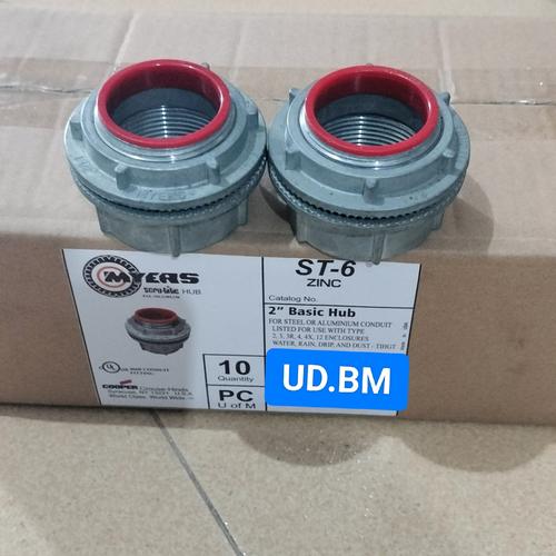 Jual MYERS HUB ST-6 ZINC GALVANIZED 2" BASIC HUB. COOPER CROUSE HINDS ...