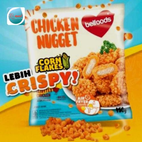 Jual Belfoods Chicken Nugget Corn Flakes Nugget Crispy Cornflakes ...