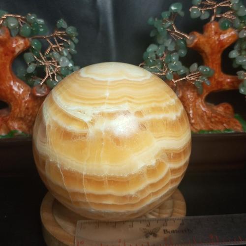 Jual Batu Natural Yellow Calcite Sphere (5) - Jakarta Barat - Natural ...