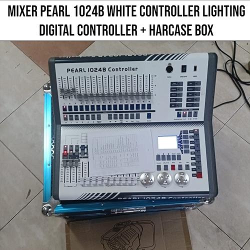 Jual Mixer Pearl 1024B White Digital Lighting controler + Harcase Box ...