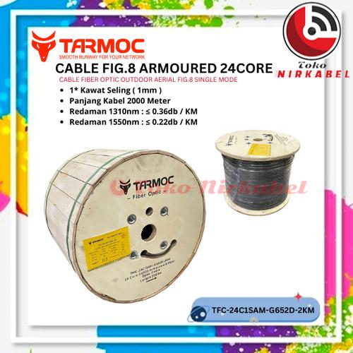 Jual Tarmoc Fiber Optic Cable Fig 8 Armoured 24 Core 2000m | Kabel ...